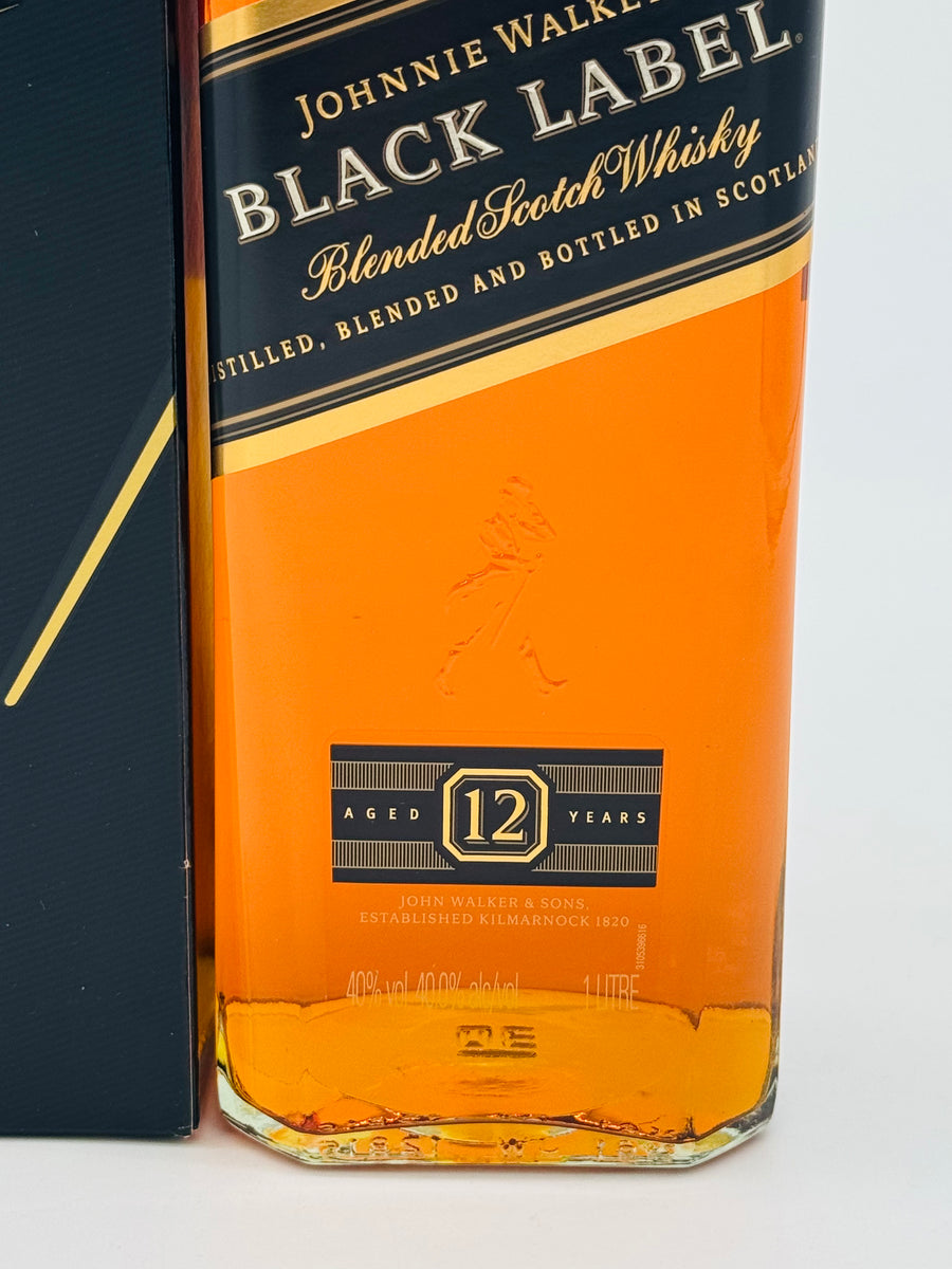 Johnnie Walker Black Label 12 Year Old (1000ml) – Whisky Trade