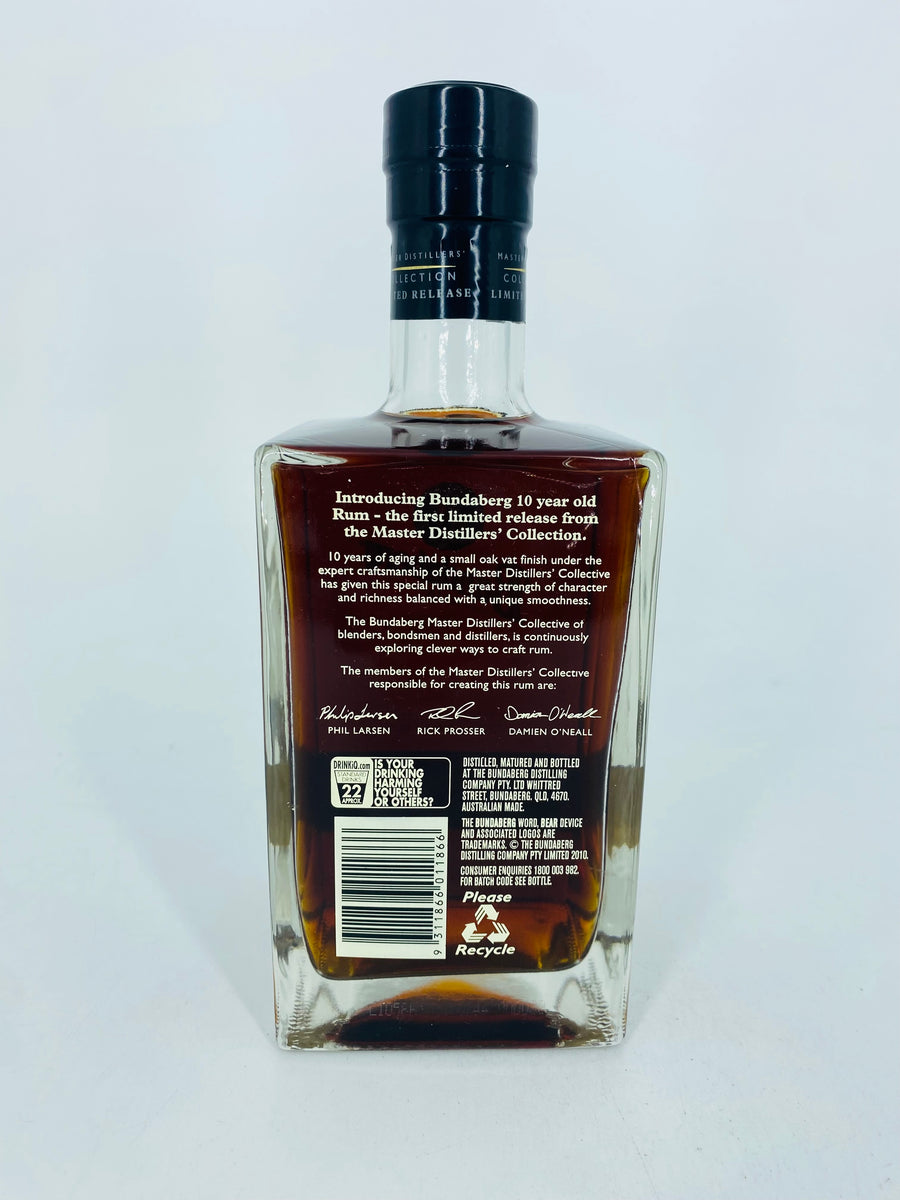 Bundaberg Rum Master Distillers' Small Oak Vat Finish 10YO (700ml ...
