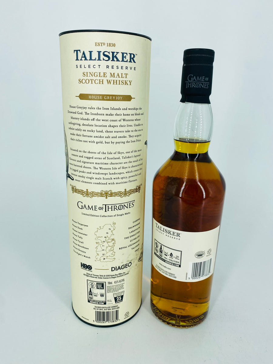 Talisker House Greyjoy Game Of Thrones (700ml) – Whisky Trade