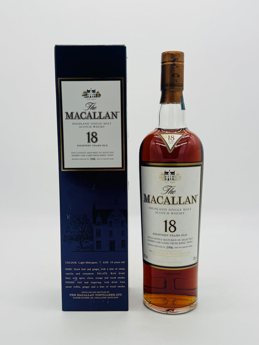 Macallan 18 Years 1996 Sherry Oak (700ml) – Whisky Trade