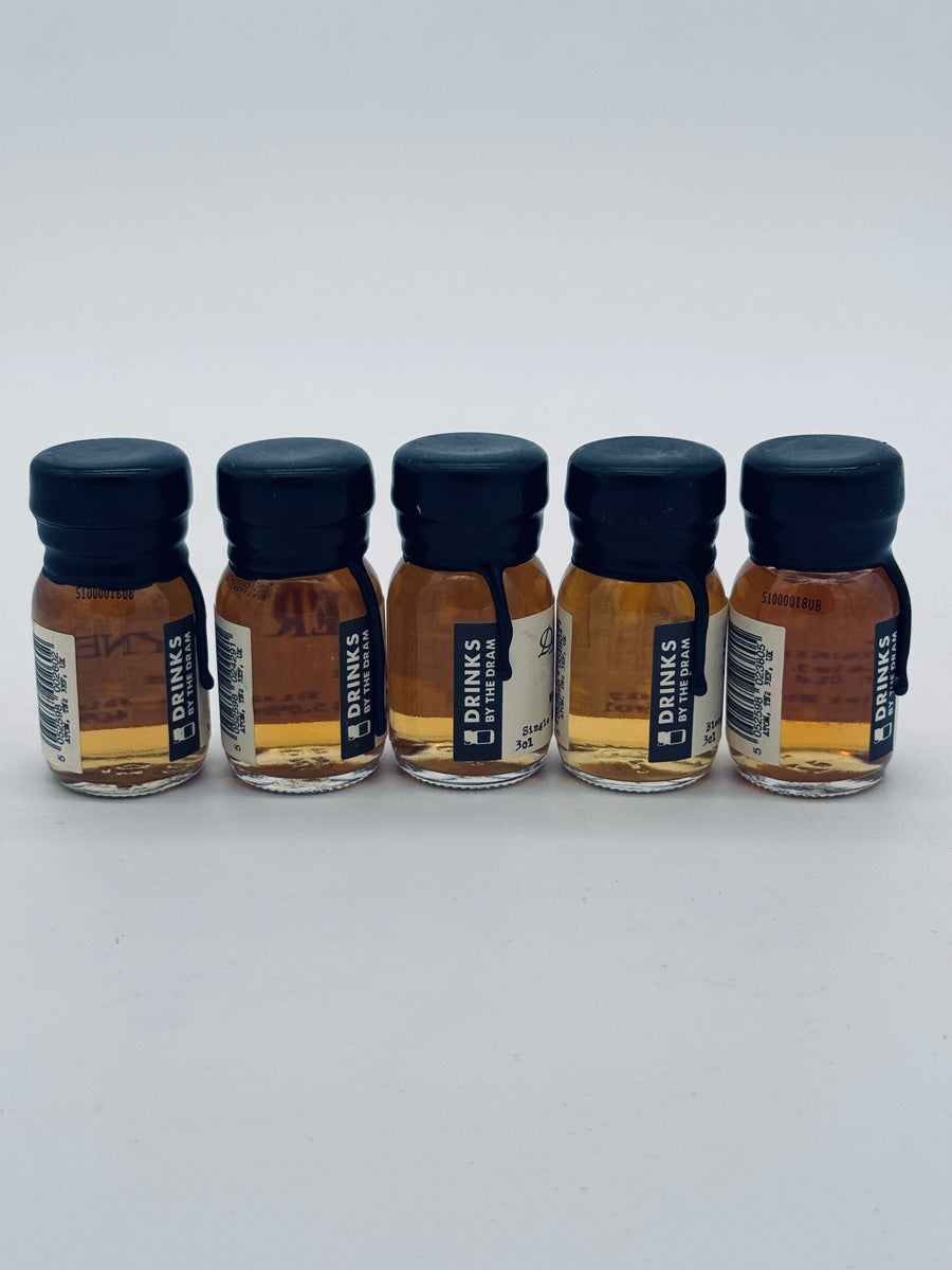 5 whisky Tasting Samples from Drinks by the Dram (5 * 30ml) – Whisky Trade