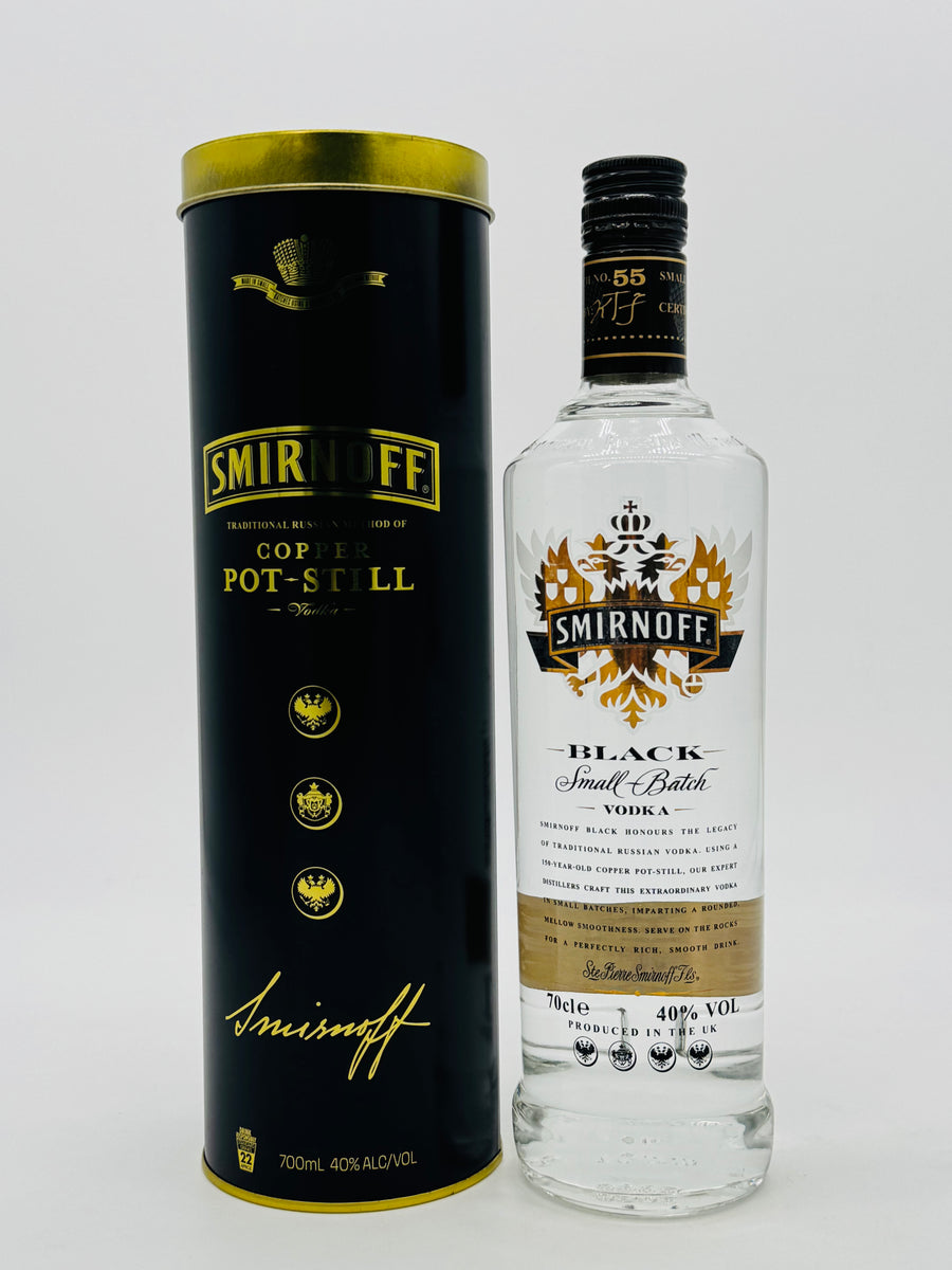 Smirnoff Black Small Batch Vodka (700ml) – Whisky Trade