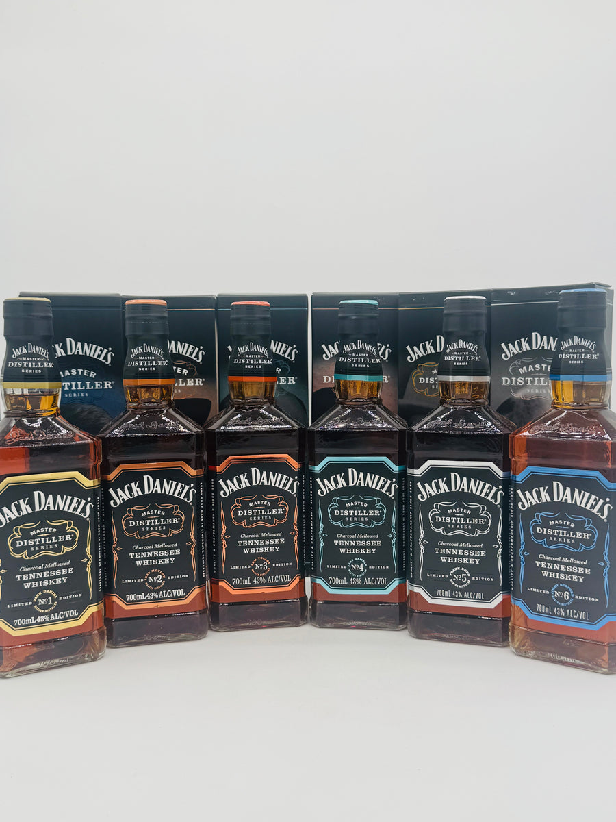 Jack Daniel's Master Distiller Complete Collection 1-6 Tennessee Whisk ...