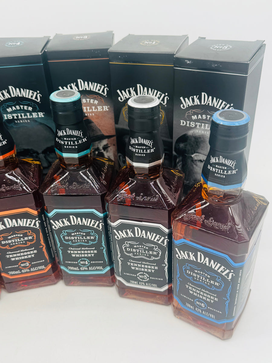 Jack Daniel's Master Distiller Complete Collection 1-6 Tennessee Whisk ...