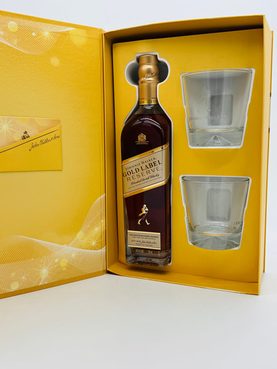 Johnnie Walker Gold Label Reserve Gift Set 200 years (700ml) – Whisky Trade