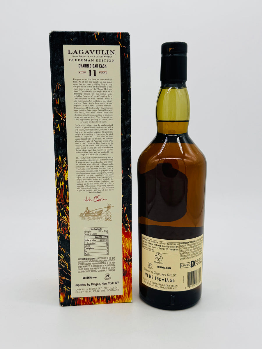 Lagavulin Offerman Edition #3 Charred Oak Cask Finish 11 Year (750ml ...