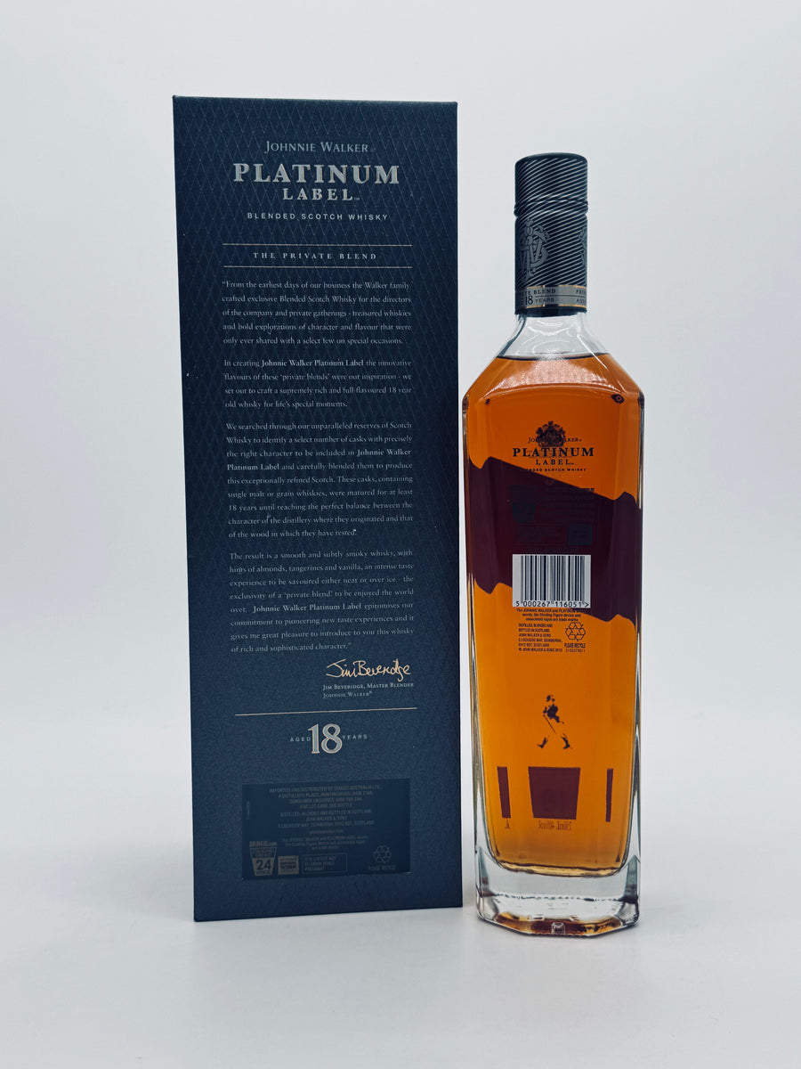 Johnnie Walker Platinum Label 18 Year Old Private Blend (750ml ...