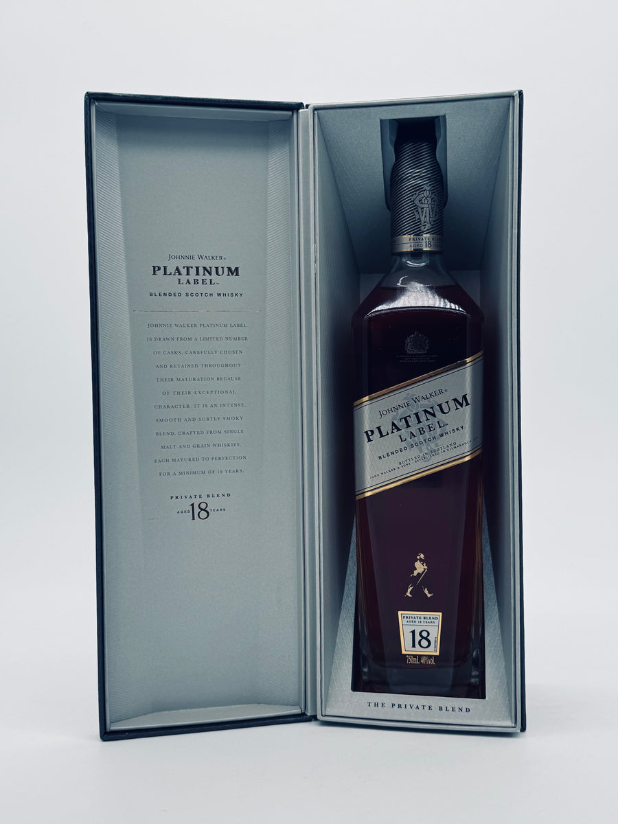 Johnnie Walker Platinum Label 18 Year Old Private Blend (750ml ...