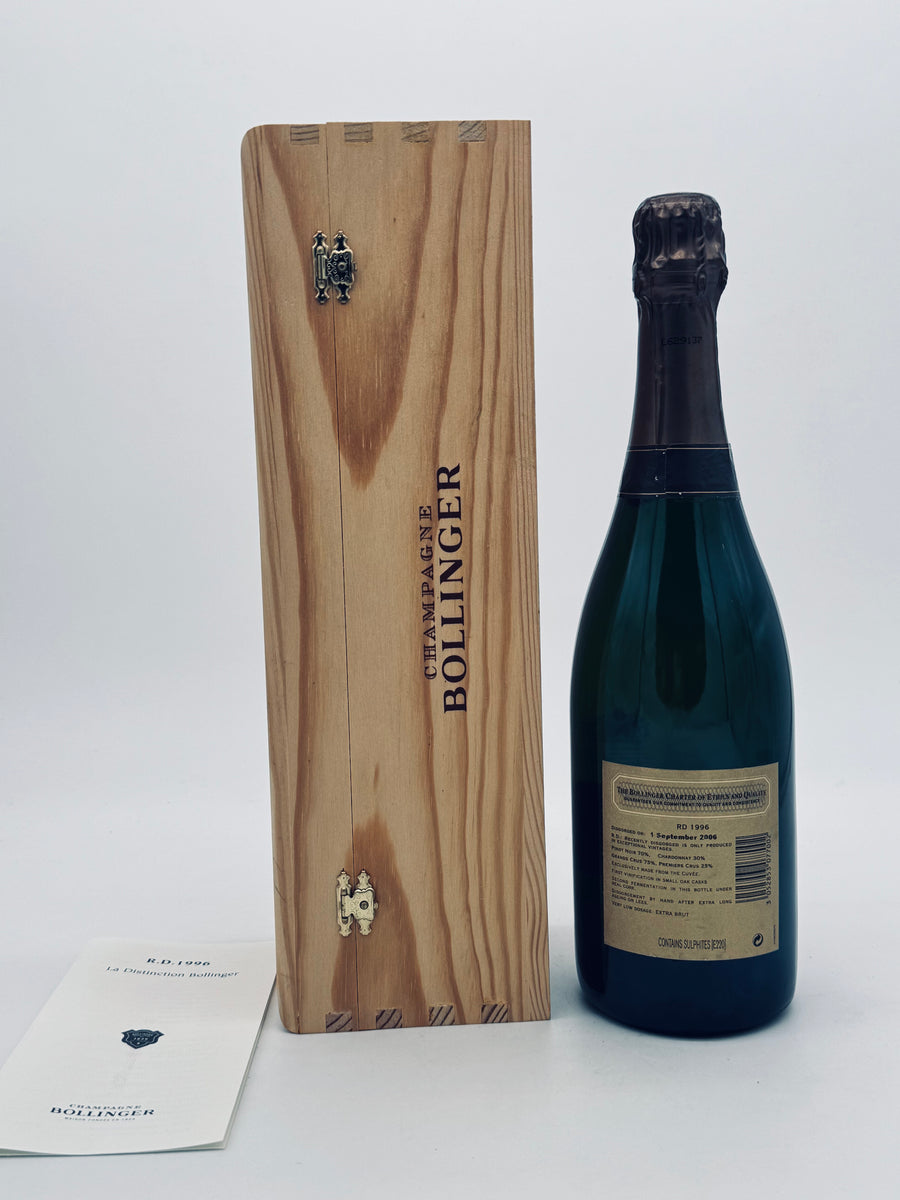 Champagne Bollinger RD Extra Brut 1996 (750ml) – Whisky Trade