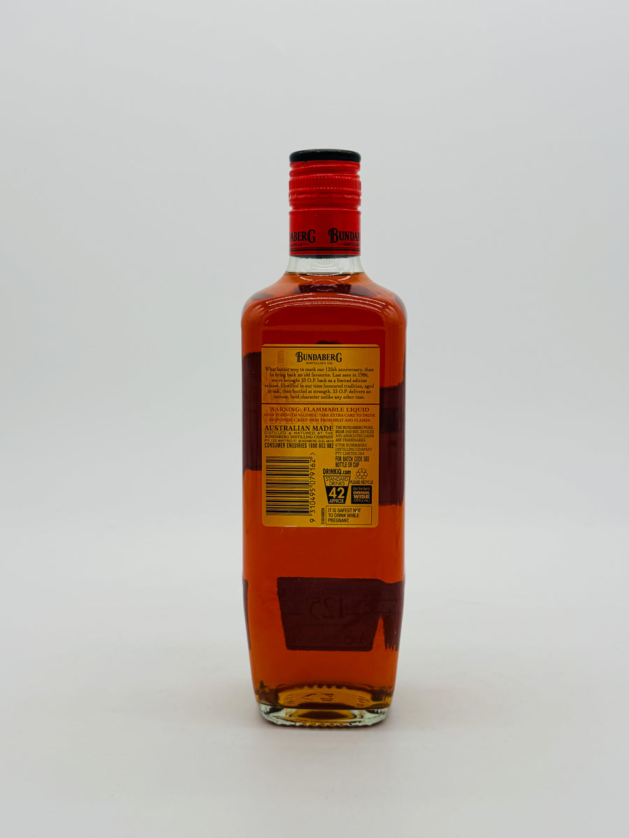 Bundaberg Rum 33 OP 125th Anniversary 75.9% (700ml) Without Box ...