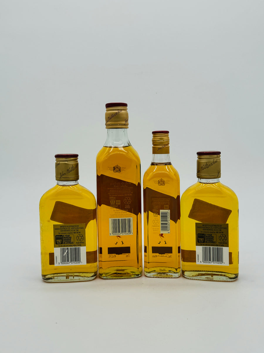 Johnnie Walker Red Label (200ml, 200ml, 375ml, 200ml) – Whisky Trade