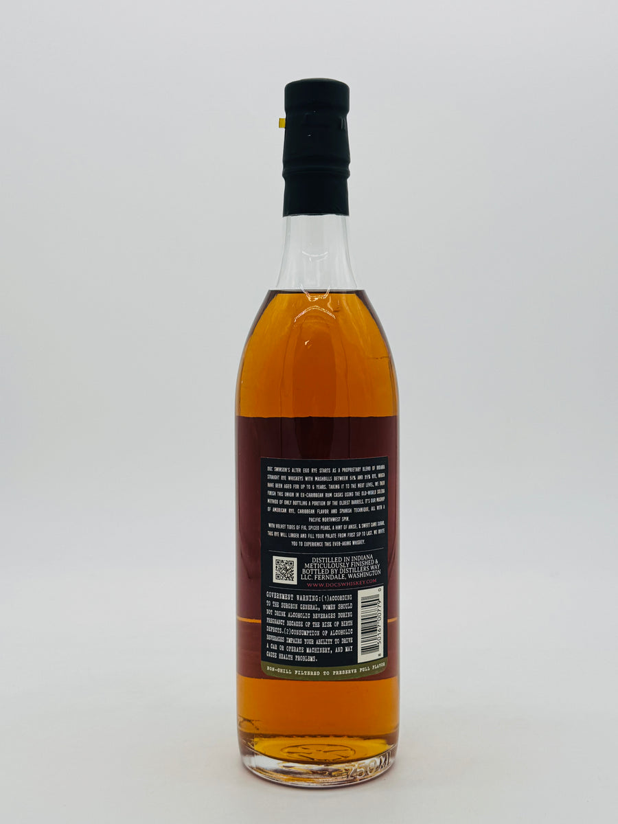 Doc Swinson’s Alter Ego Solera Method Rye Whiskey (750ml) – Whisky Trade