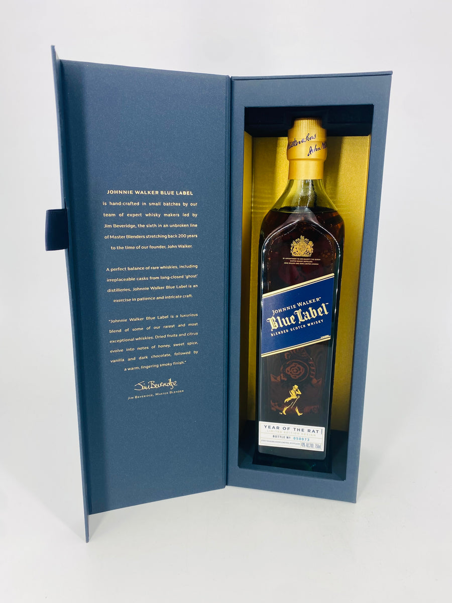Johnnie Walker Blue Label Zodiac 2020 Year Of The Rat (750ml) – Whisky ...