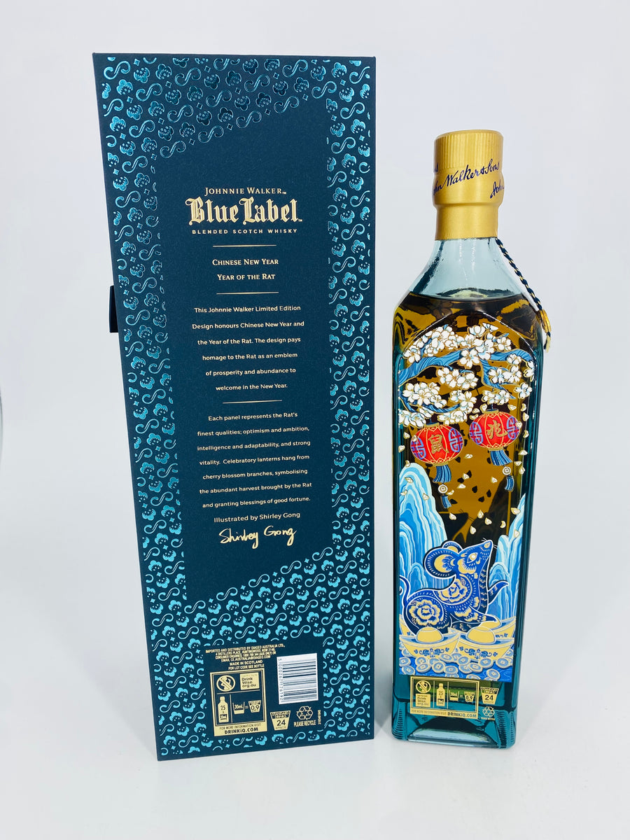 Johnnie Walker Blue Label Zodiac 2020 Year Of The Rat (750ml) – Whisky ...