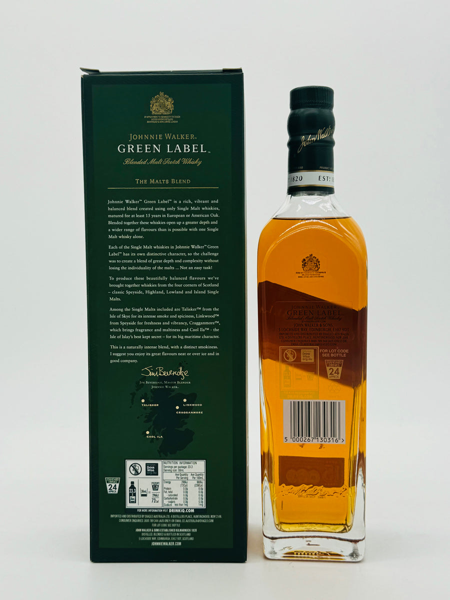 Johnnie Walker Green Label 15 Year Old (700ml) – Whisky Trade