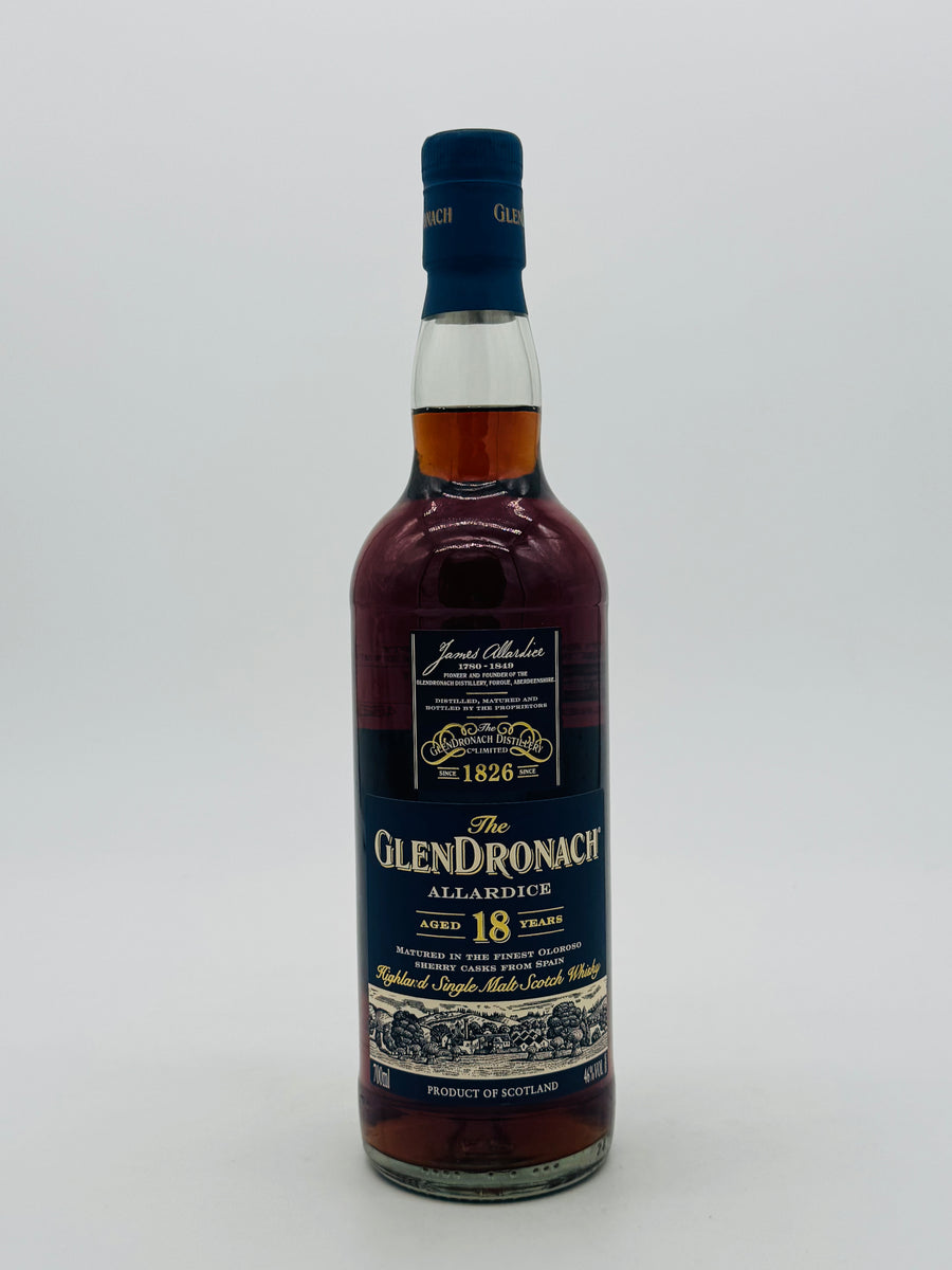 The Glendronach Allardice 18 Year Old Single Malt Whisky 2020 (700ml ...