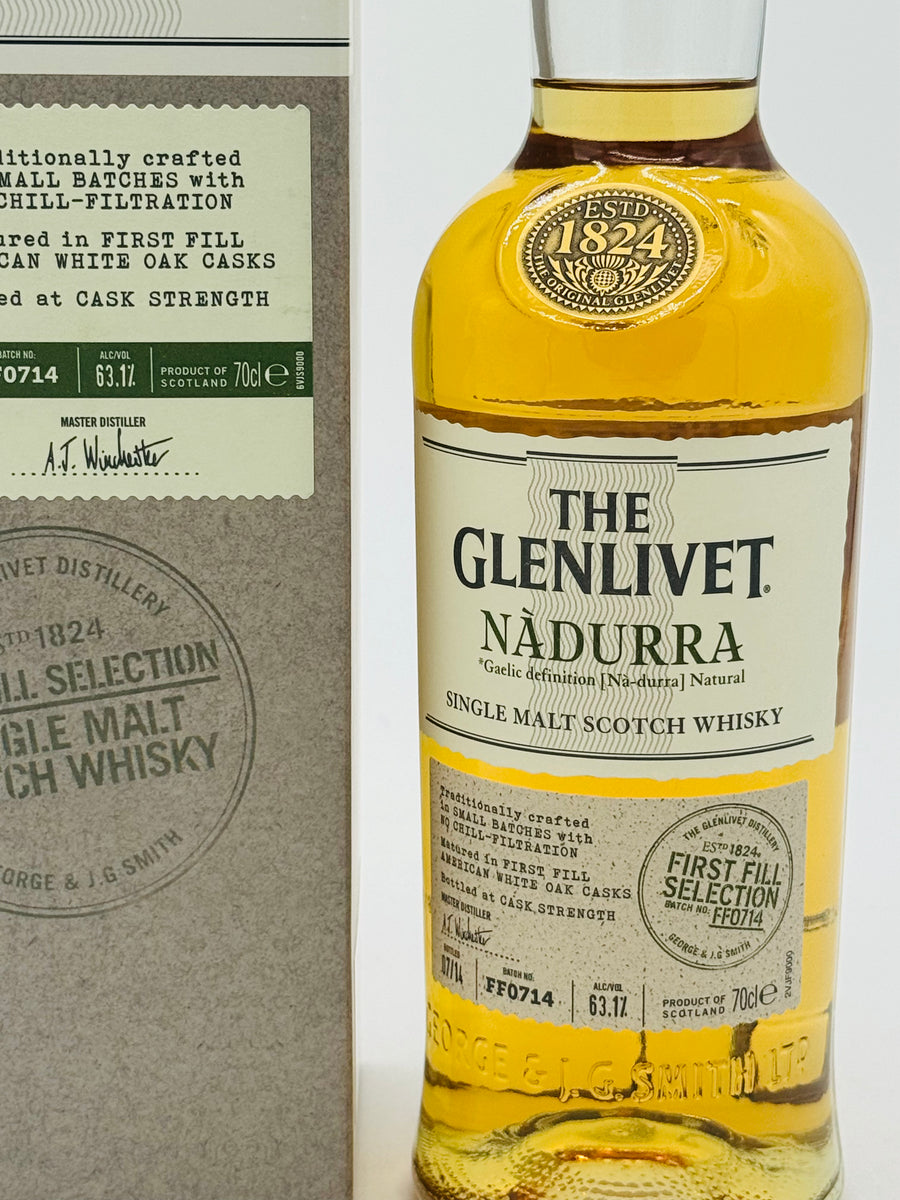 Glenlivet Nadurra First Fill Cask Strength Single Malt Scotch Whisky ...