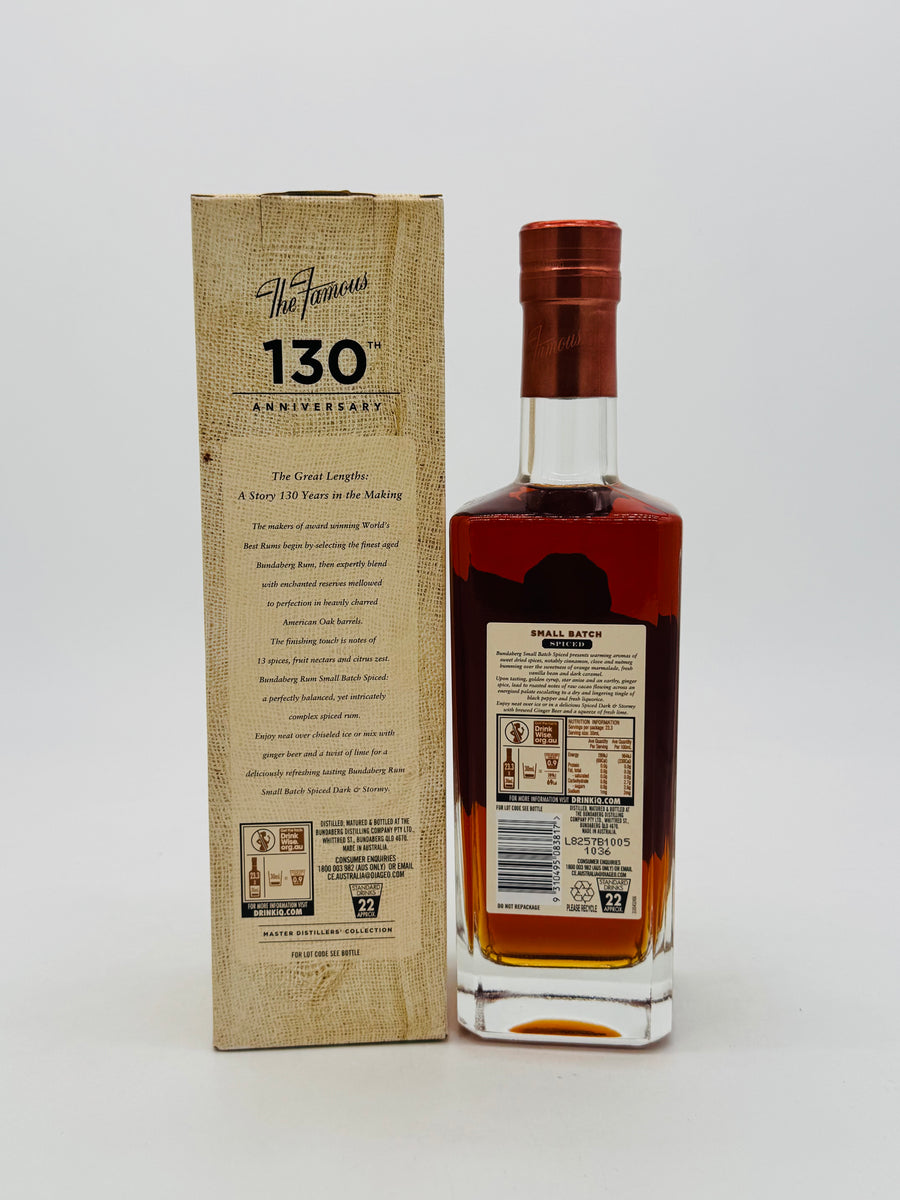 Bundaberg Master Distillers 130th Anniversary Spiced Small Batch Rum ...