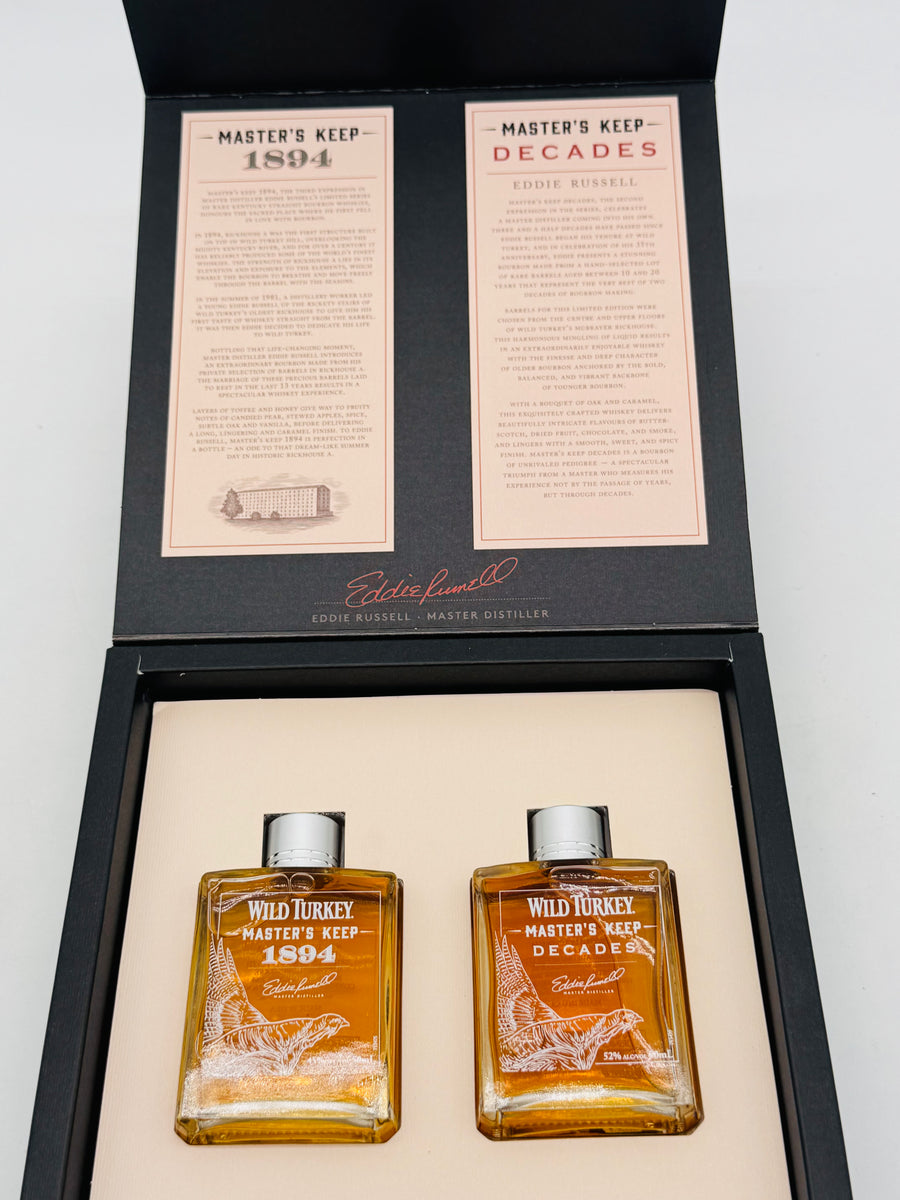Wild Turkey Master Keep Decades & 1894 Limited Edition Tasting Kit (2 ...