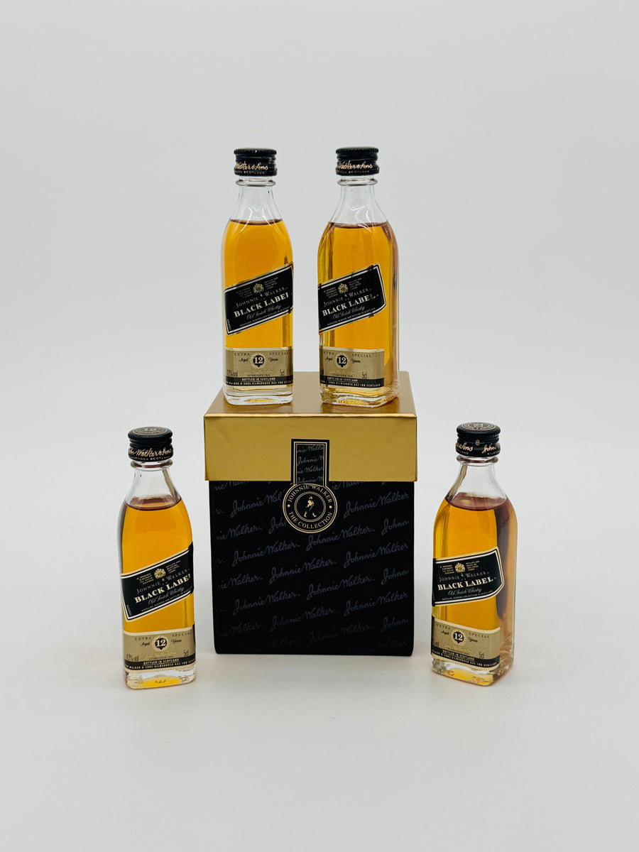 Black label 12 Miniature gift set (4 x 50ml) #4 – Whisky Trade
