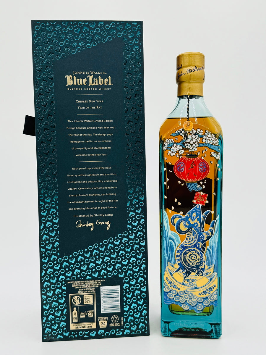 Johnnie Walker Blue Label Zodiac 2020 Year Of The Rat (750ml) – Whisky ...