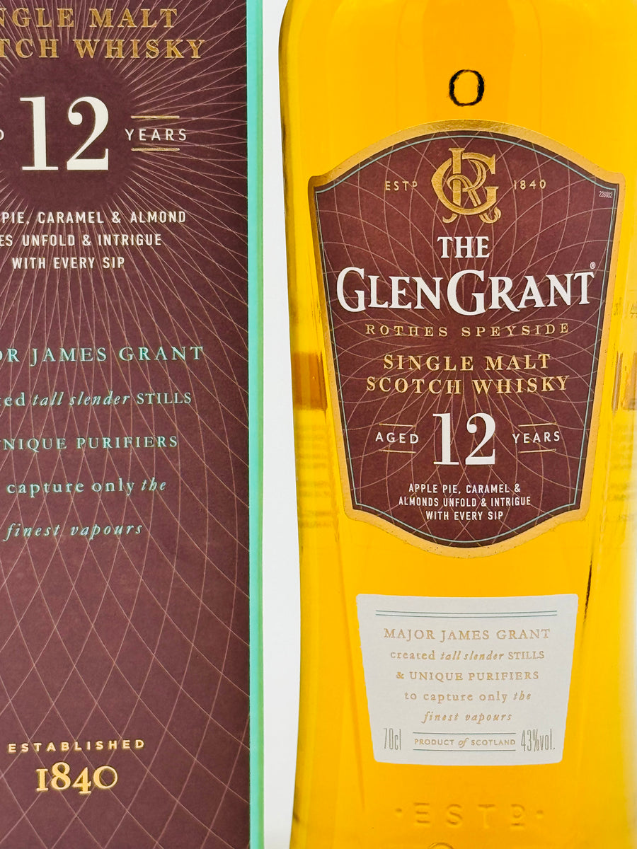 Glen Grant 12 Year Old Single Malt Scotch Whisky (700ml) – Whisky Trade