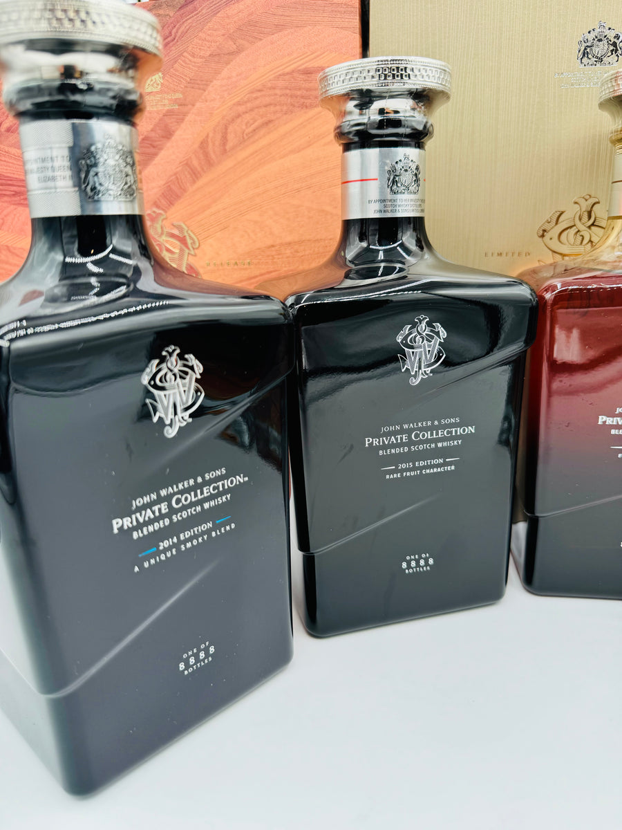 John Walker & Sons Private Collection 2014, 2015, 2016, 2017, 2018 Edi ...