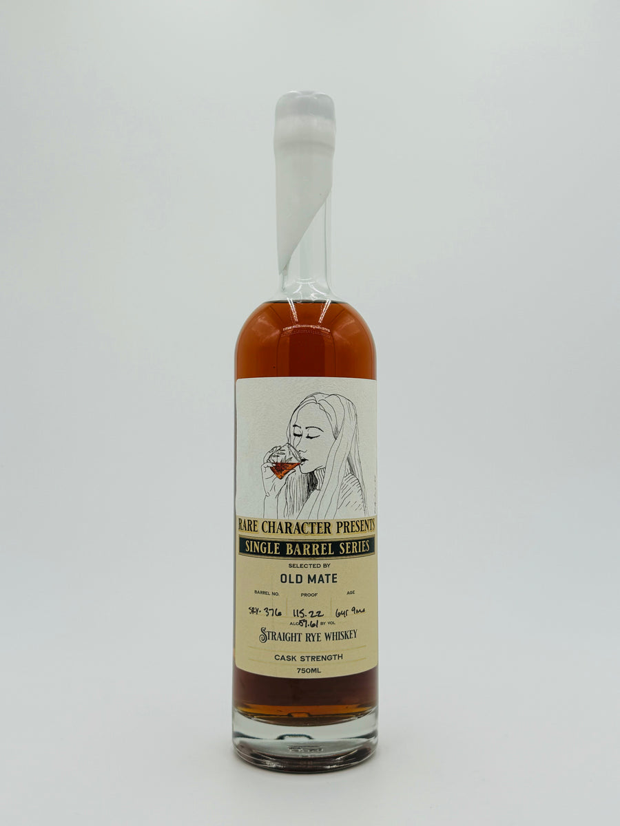 Rare Character 'Old Mate' Single Barrel Cask Strength Straight Rye Whi ...