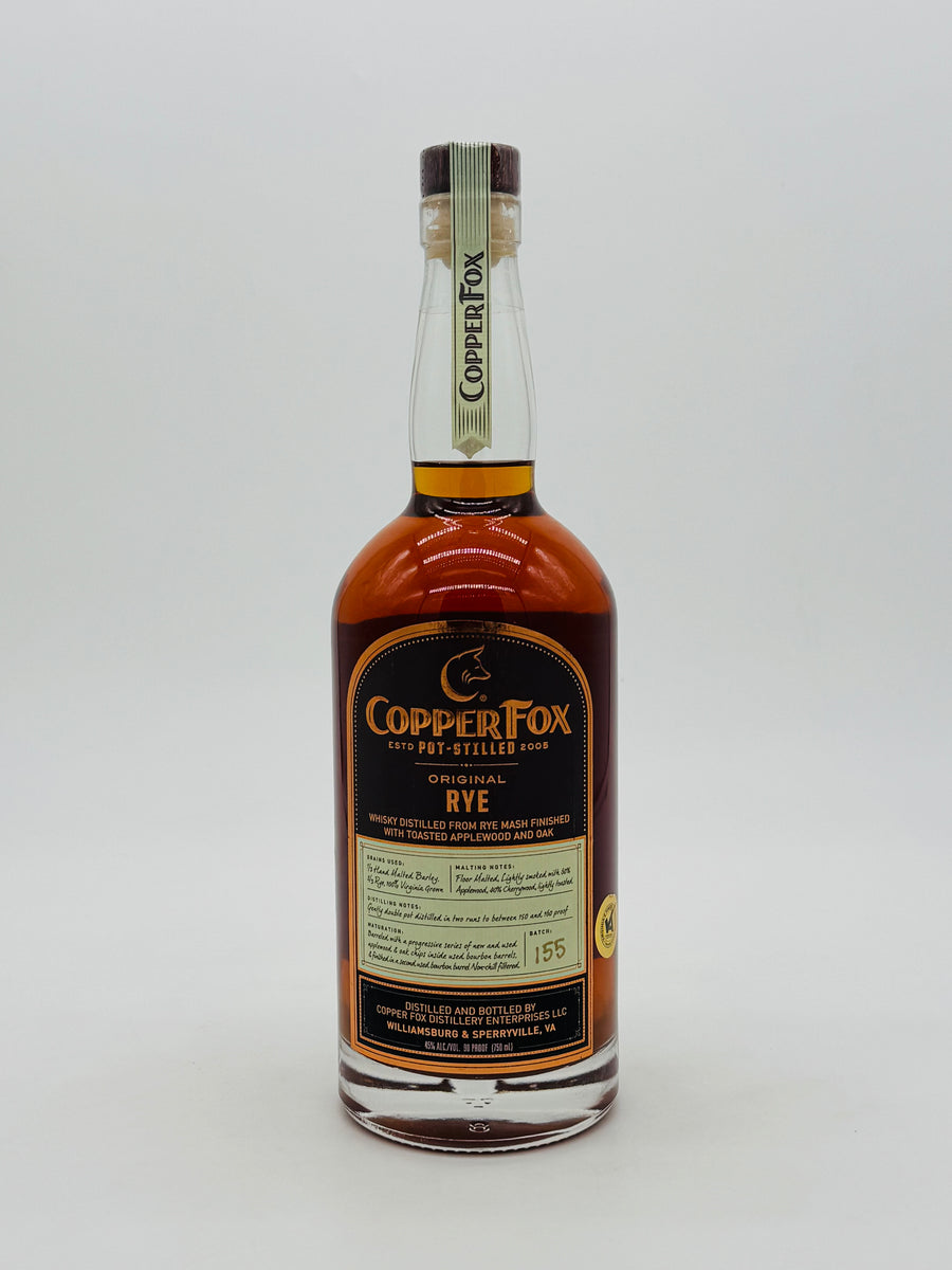 Copper Fox Distlllery Original Rye Whiskey (750ml) – Whisky Trade