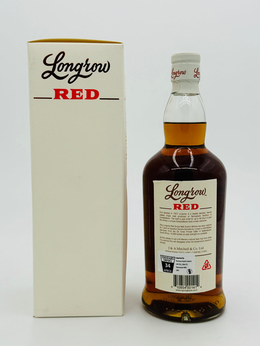 Longrow Red 10 Year Old Refill Malbec (700ml) – Whisky Trade