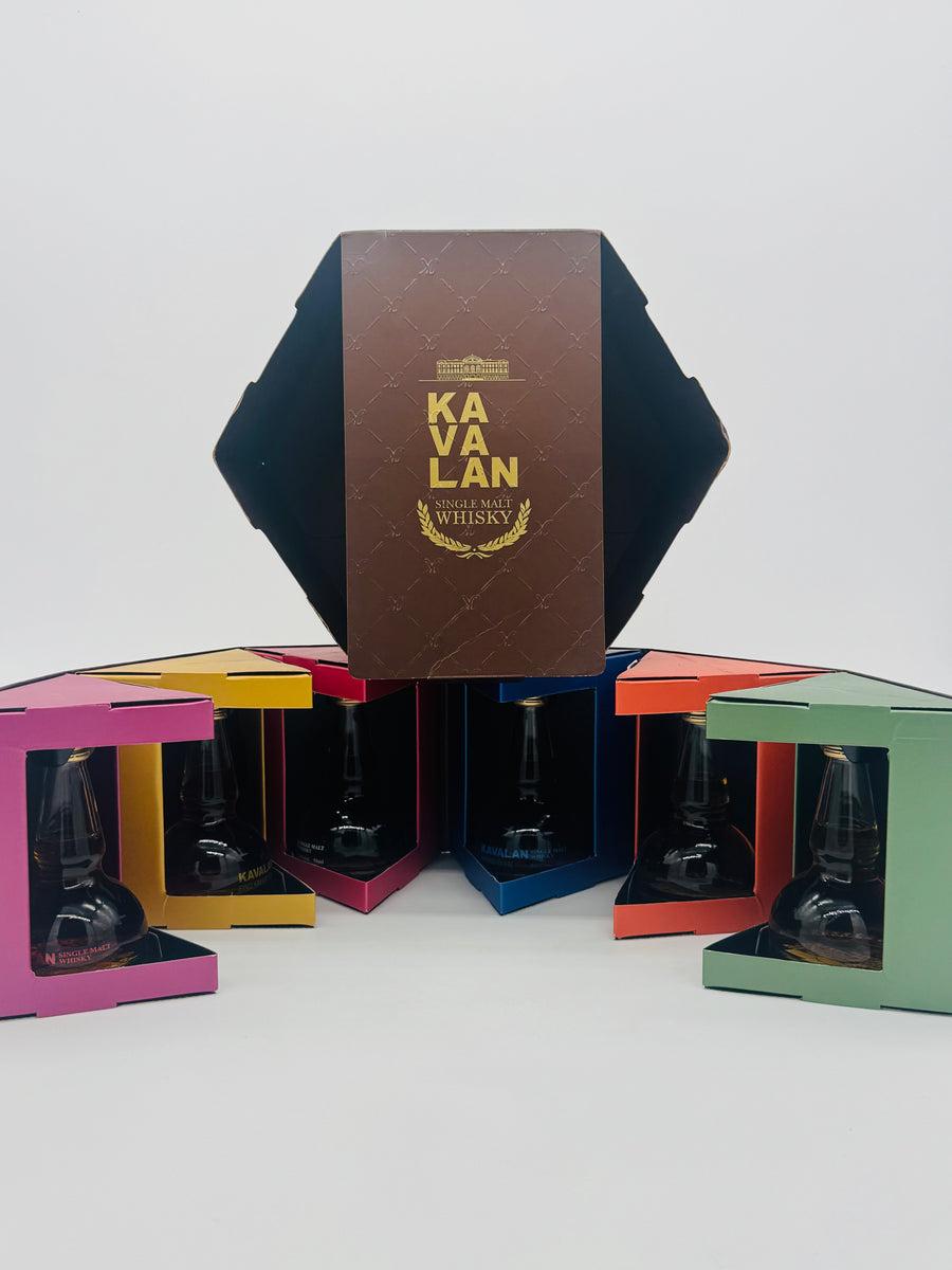 Kavalan Pot still Type Bottle in Giftable Hexagon Box (6*50ml) – Whisky ...