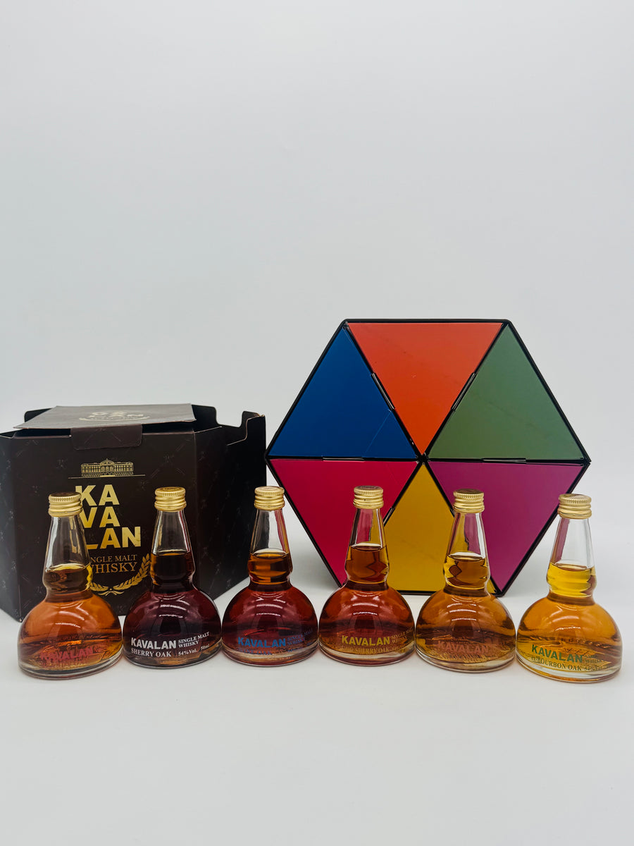Kavalan Pot still Type Bottle in Giftable Hexagon Box (6*50ml) – Whisky ...