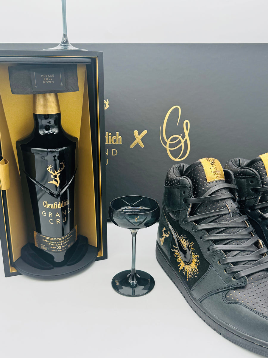 Glenfiddich Grand Cru 23 Year Old x Chase Shiel Shoes Set (700ml bottl ...