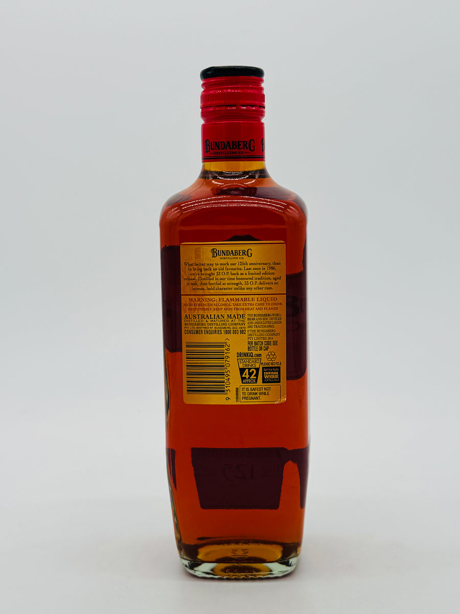 Bundaberg Rum 33 OP 125th Anniversary 75.9% (700ml) – Whisky Trade