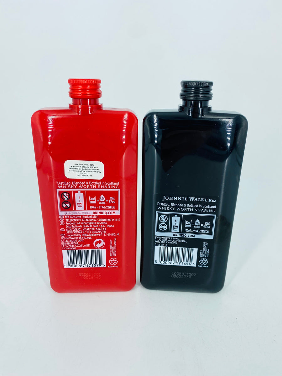 Johnnie Walker Red + Black Label Flasks (2 x 200ml) #2 – Whisky Trade