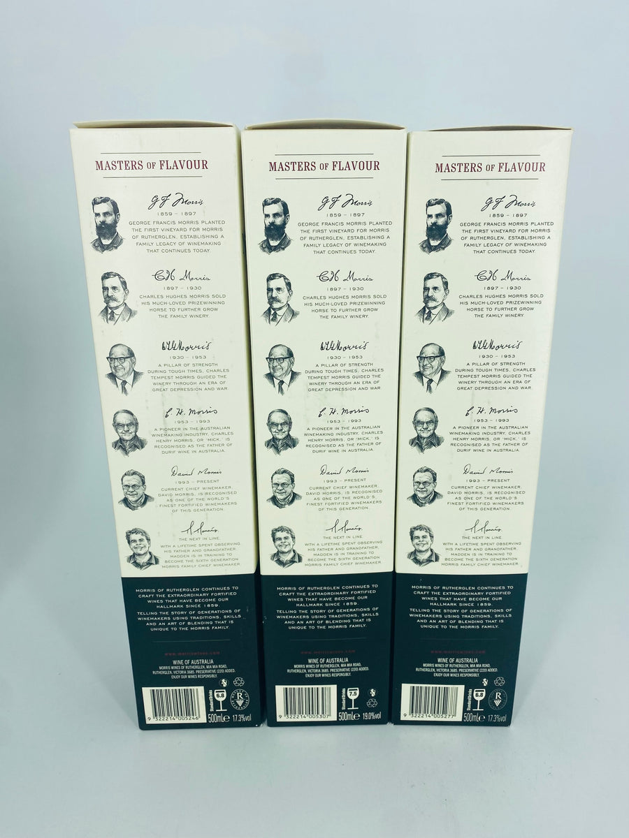 Morris Cellar Reserve Grand Muscat, Tawny & Topaque (3 x 500ml ...