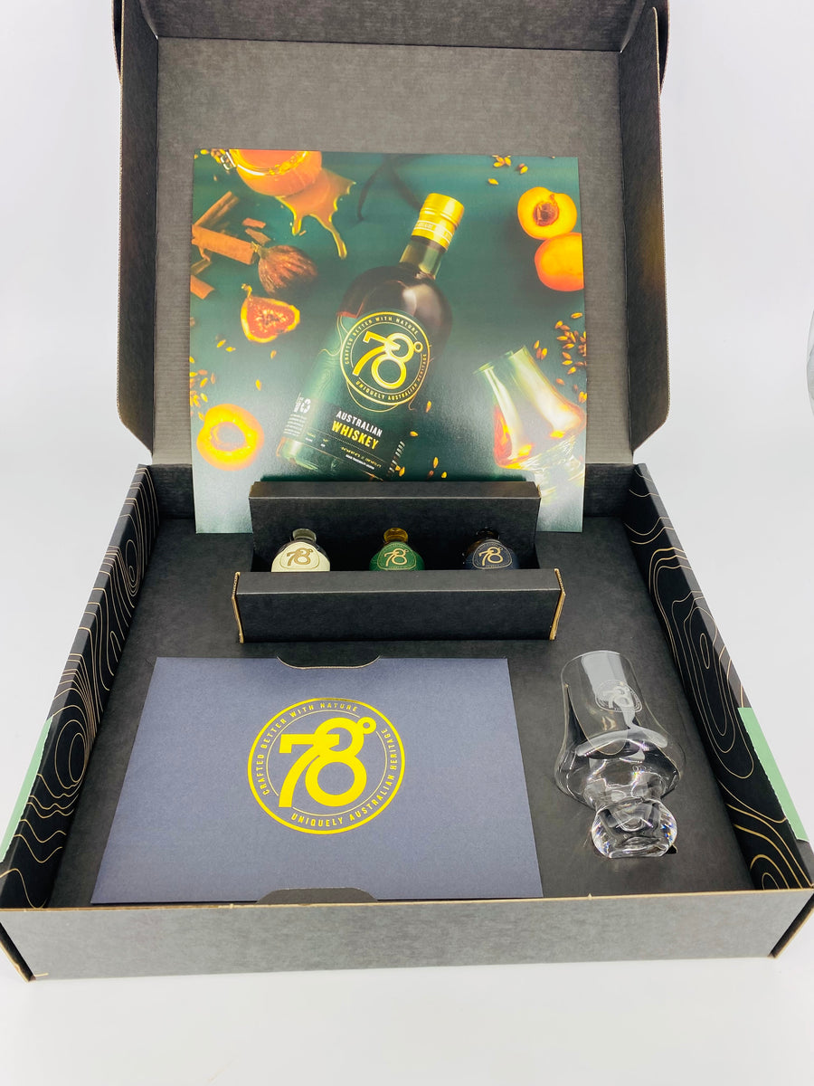 78 Degrees Whiskey Tasting Box (3 x 50ml) – Whisky Trade
