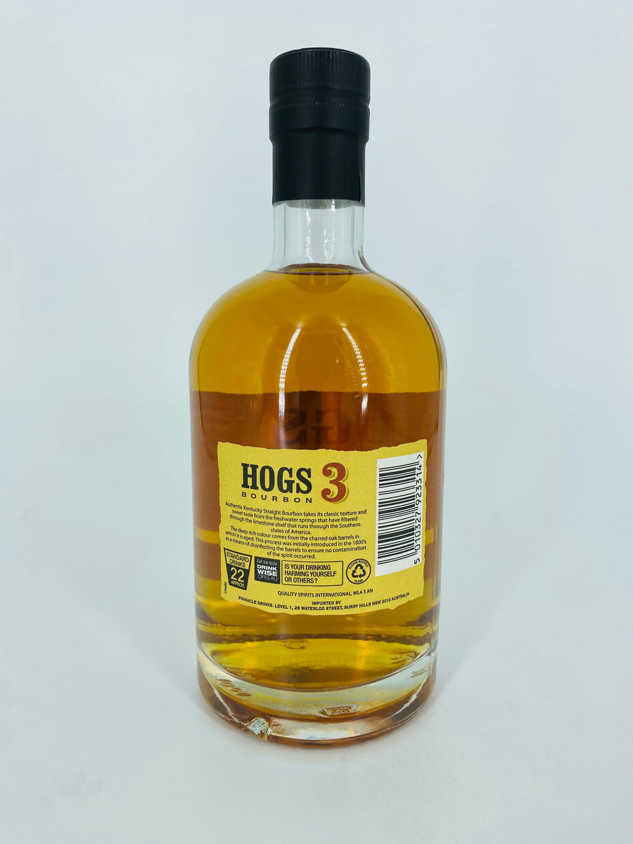 Hogs 3 Bourbon (700ml) – Whisky Trade