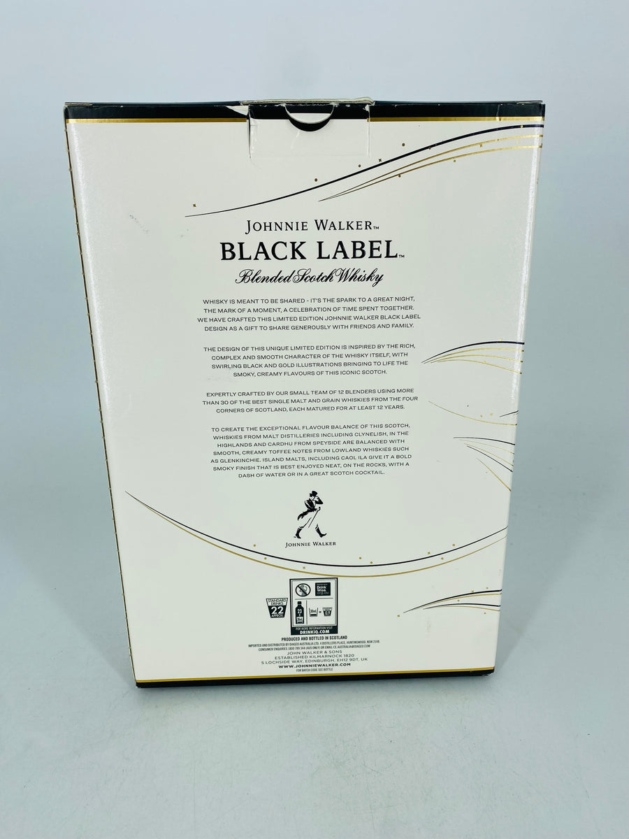 Johnnie Walker Black Label & Glass Gift Pack (700ml) – Whisky Trade