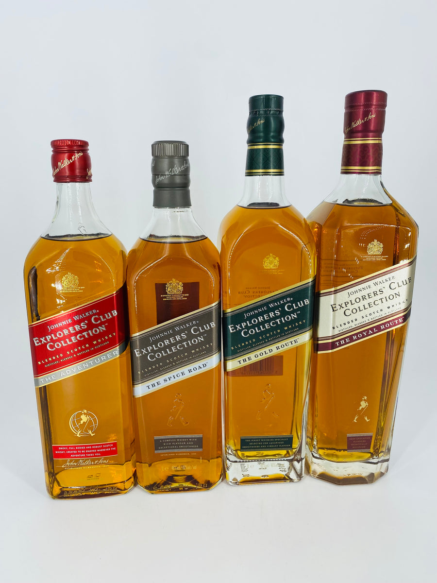 Johnnie Walker Explorers Club Collection (4 x 1L) – Whisky Trade