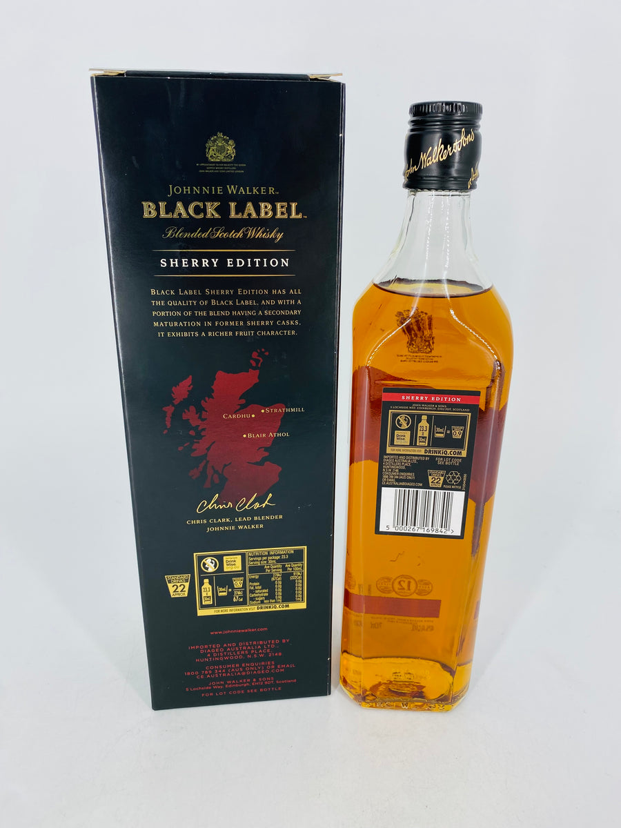 Johnnie Walker Black Label Sherry Edition - First Release (700ml ...