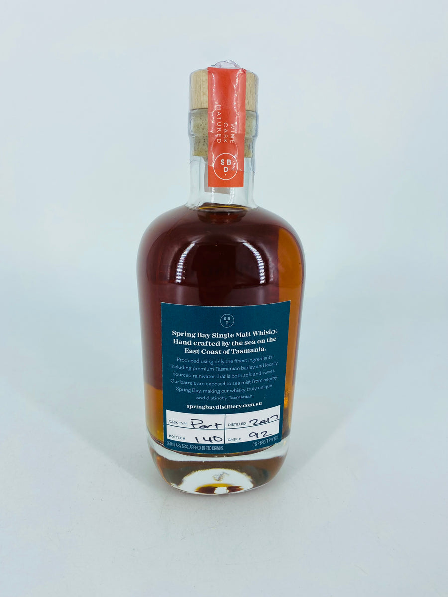 Spring Bay Rheban Cask Strength Port Cask Matured (200ml) – Whisky Trade